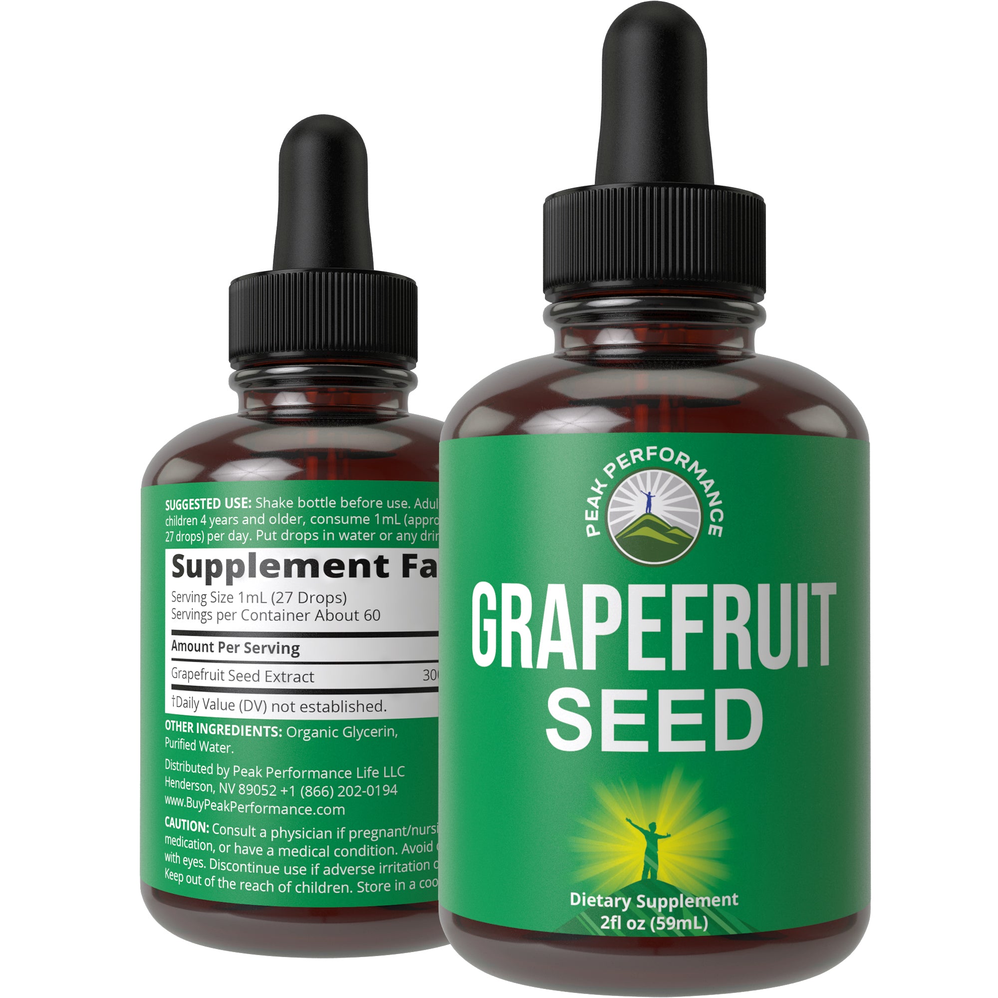 Grapefruit Seed Extract Liquid Drops Supplement. Vegan GSE Grapefruit ...