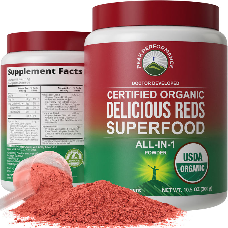 Organic Superfood Powders - Peak Performance